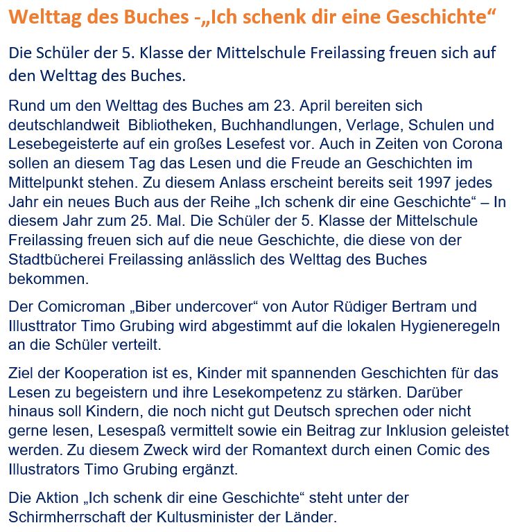 Schulleben – Mittelschule Freilassing St. Rupert